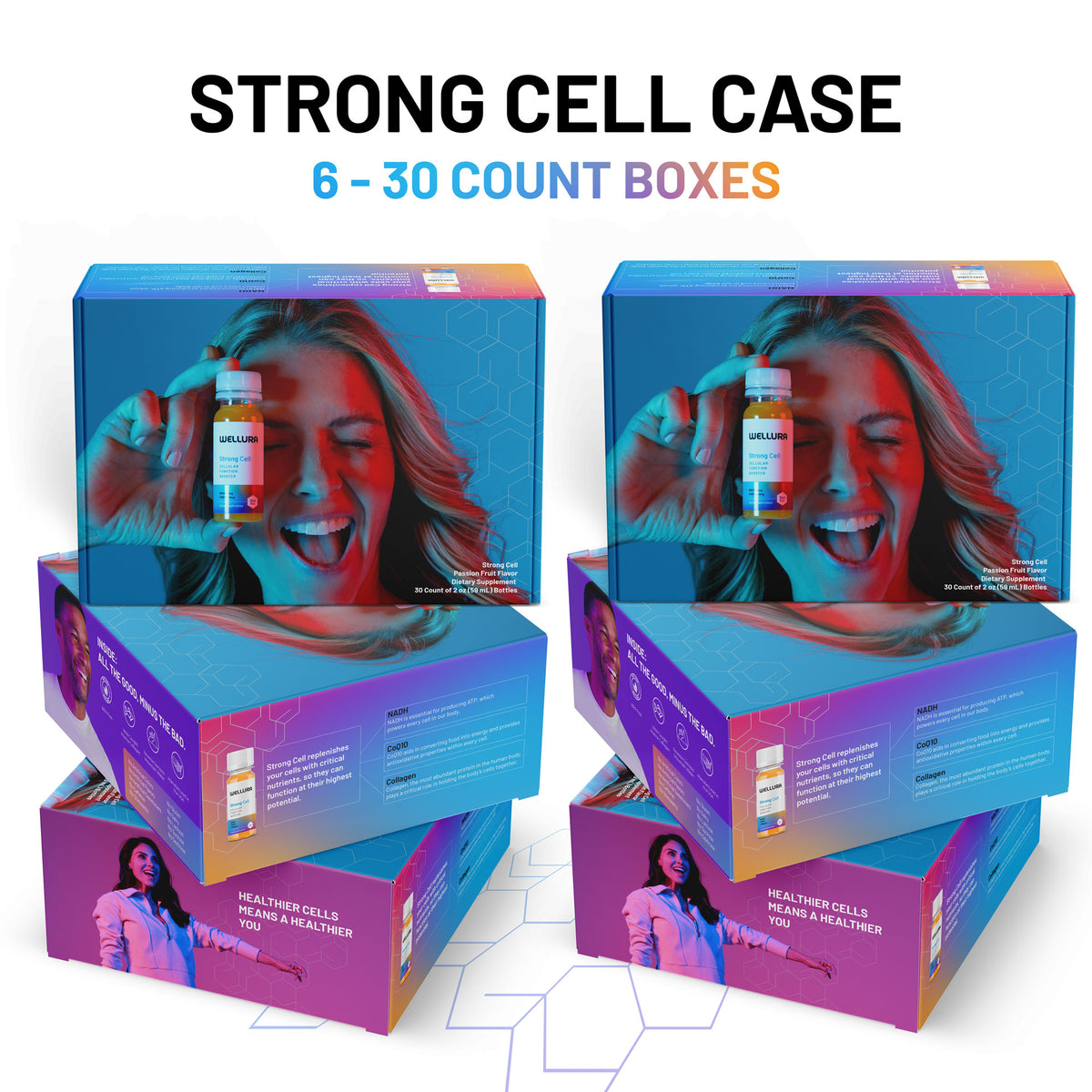 Strong Cell Liquid Case - 6 x 30 Day Boxes