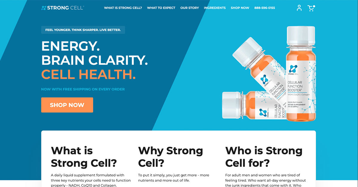 STRONG CELL - Feel younger. Think sharper. Live Better.